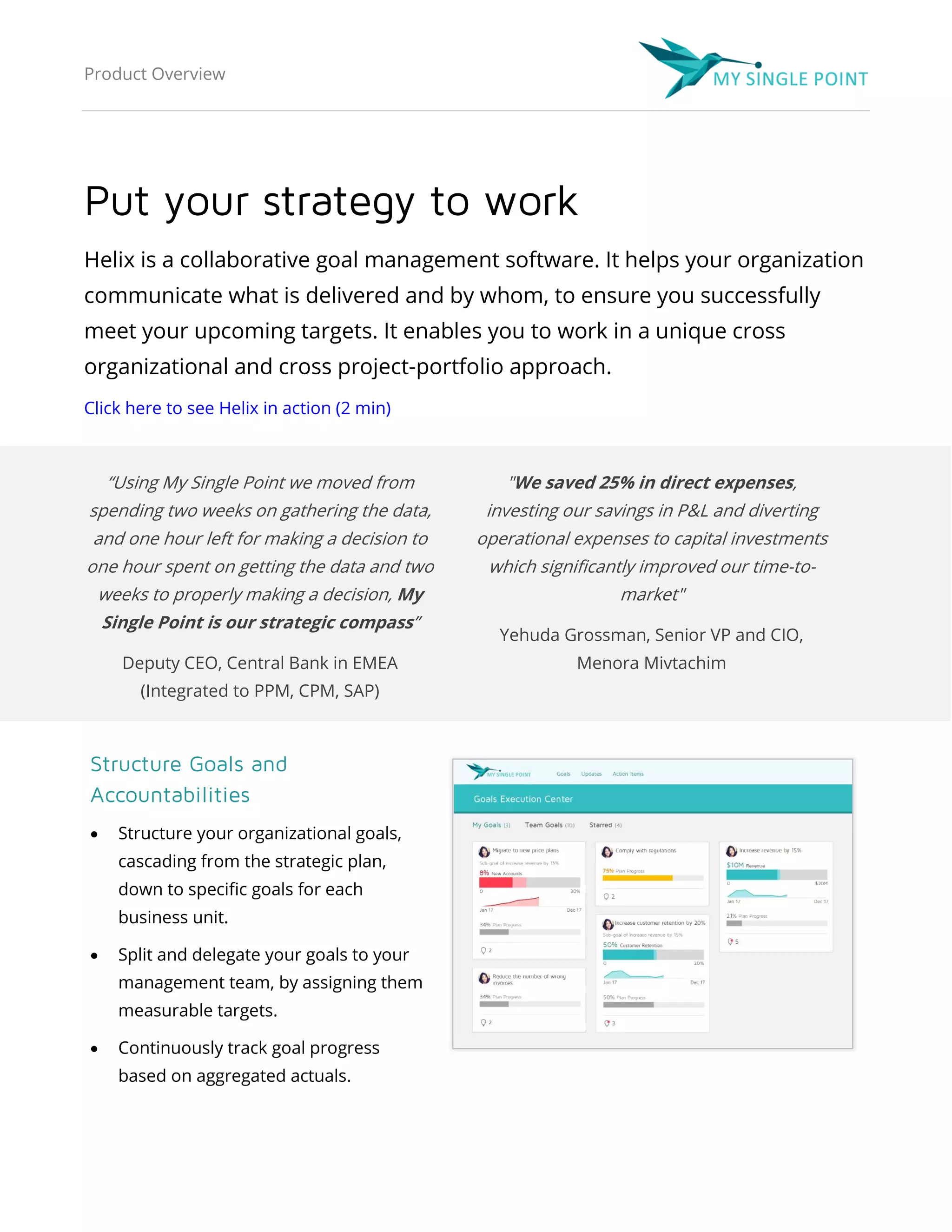 COLLABORATIVE GOAL MANAGEMENT | PDF | Business Administration | Business