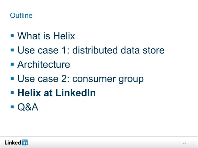 Apache Helix presentation at SOCC 2012 | PPTX