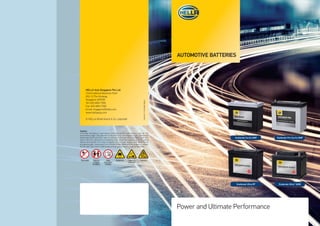 HELLA Automotive Batteries mobil dan spesifikasi | PDF