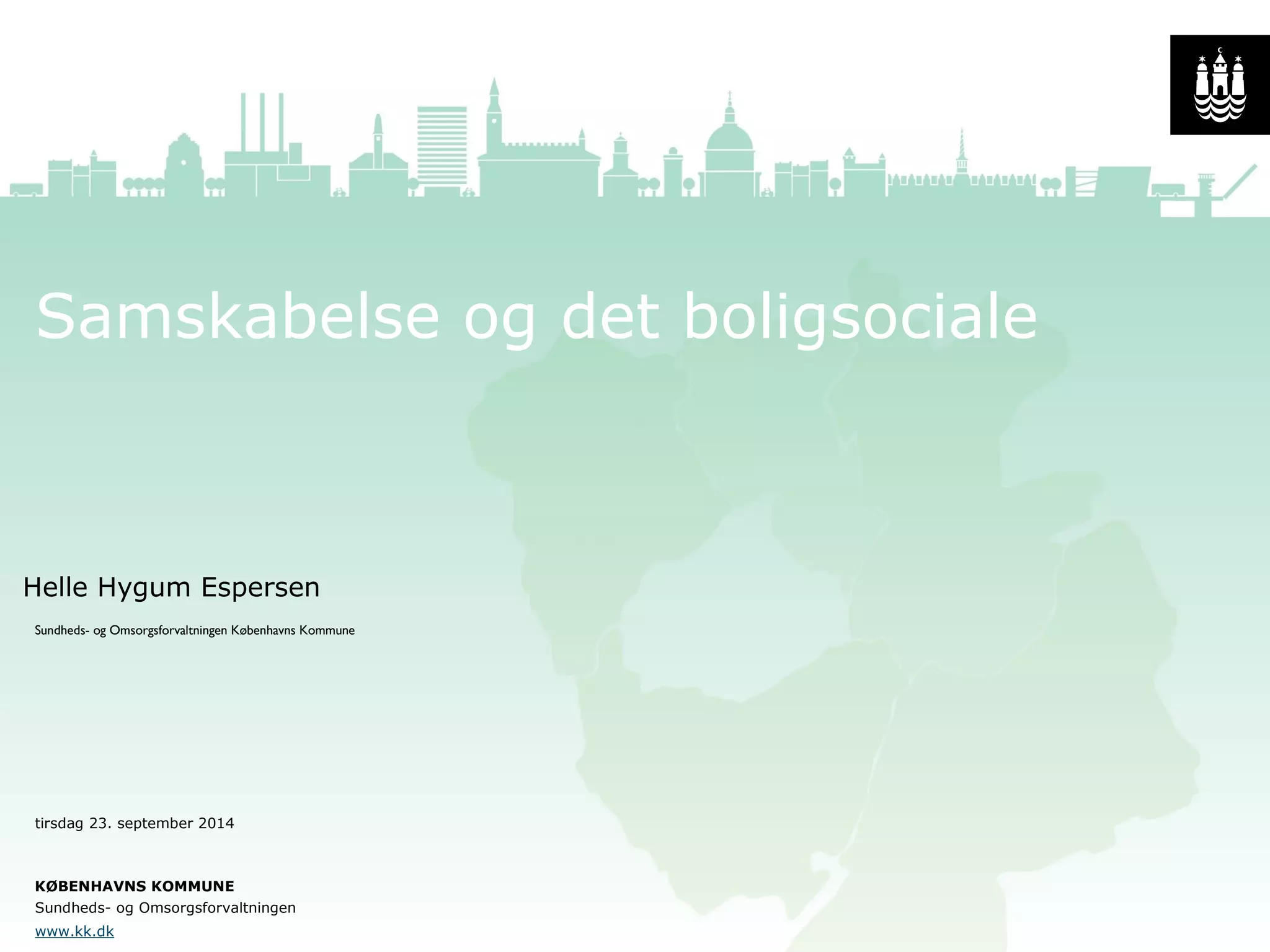 Oplæg ved Helle Hygum Espersen omkring samskabelse mellem civilsamfund ...
