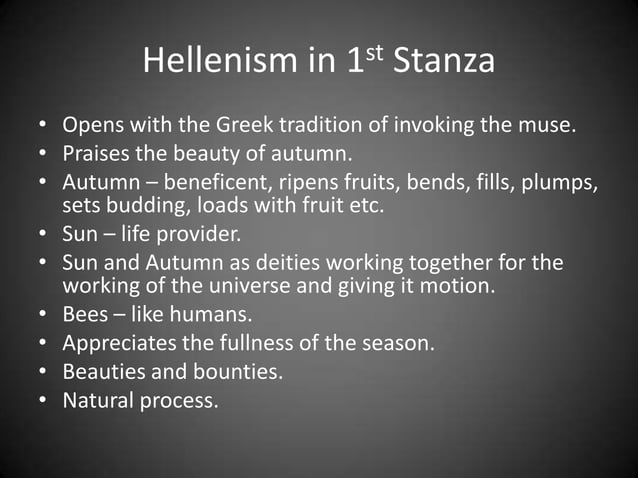 Hellenism in keats’s poetry | PPTX