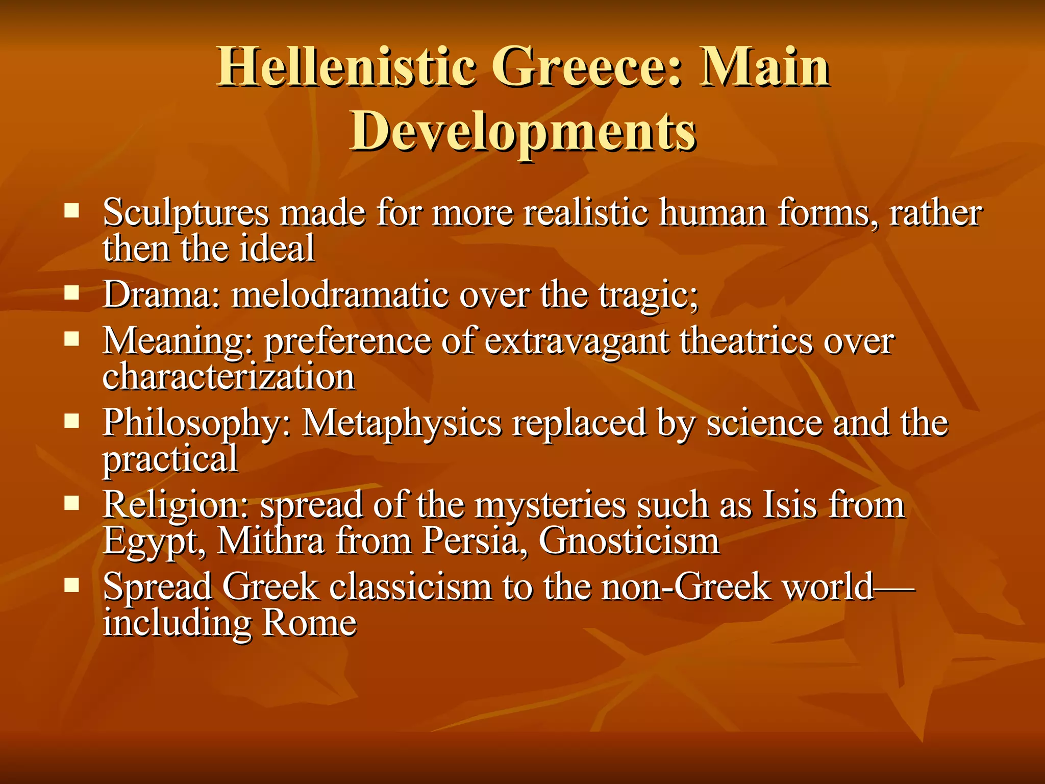 Hellenistic Greeks | PPT