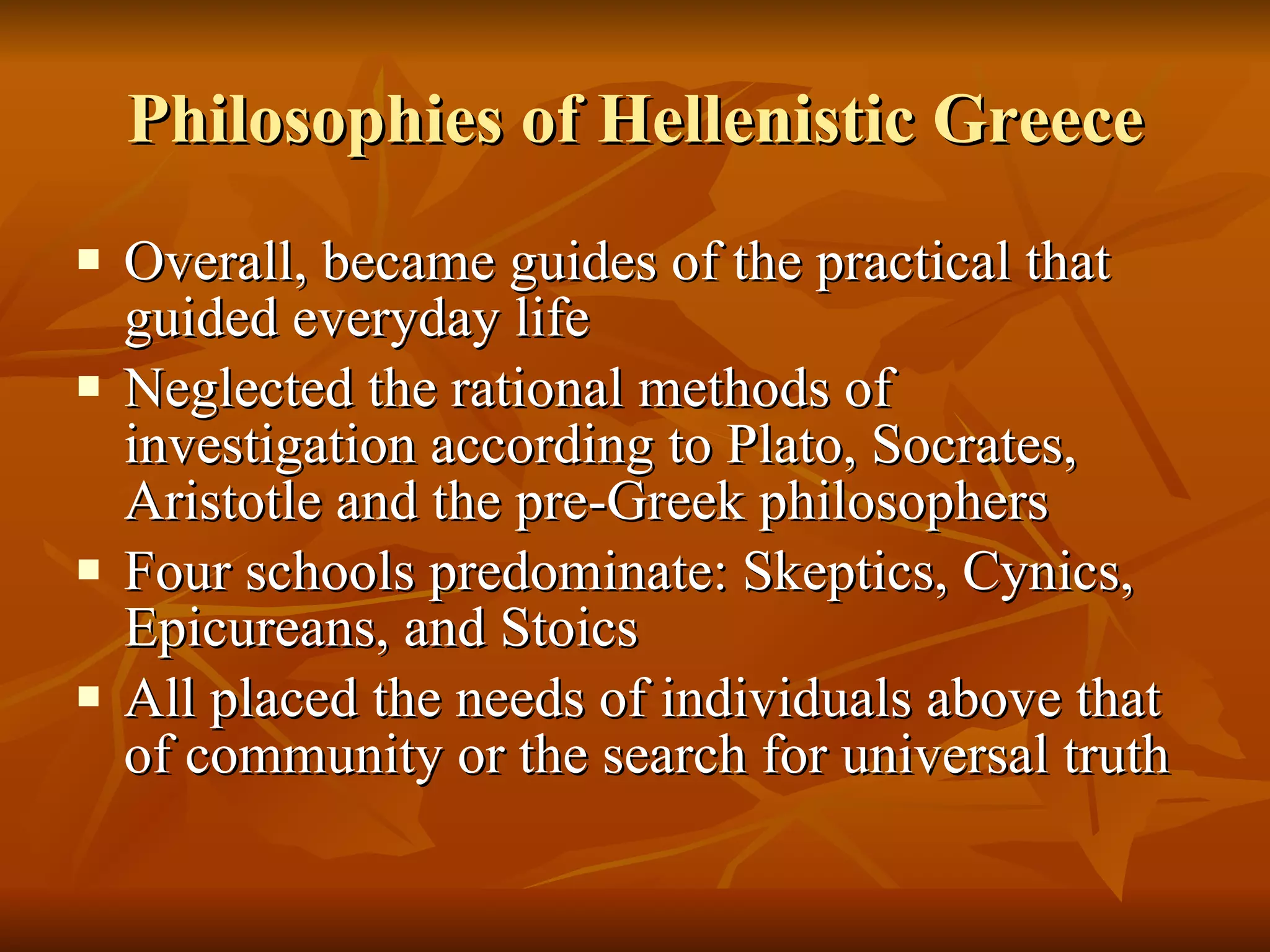 Hellenistic Greeks | PPT