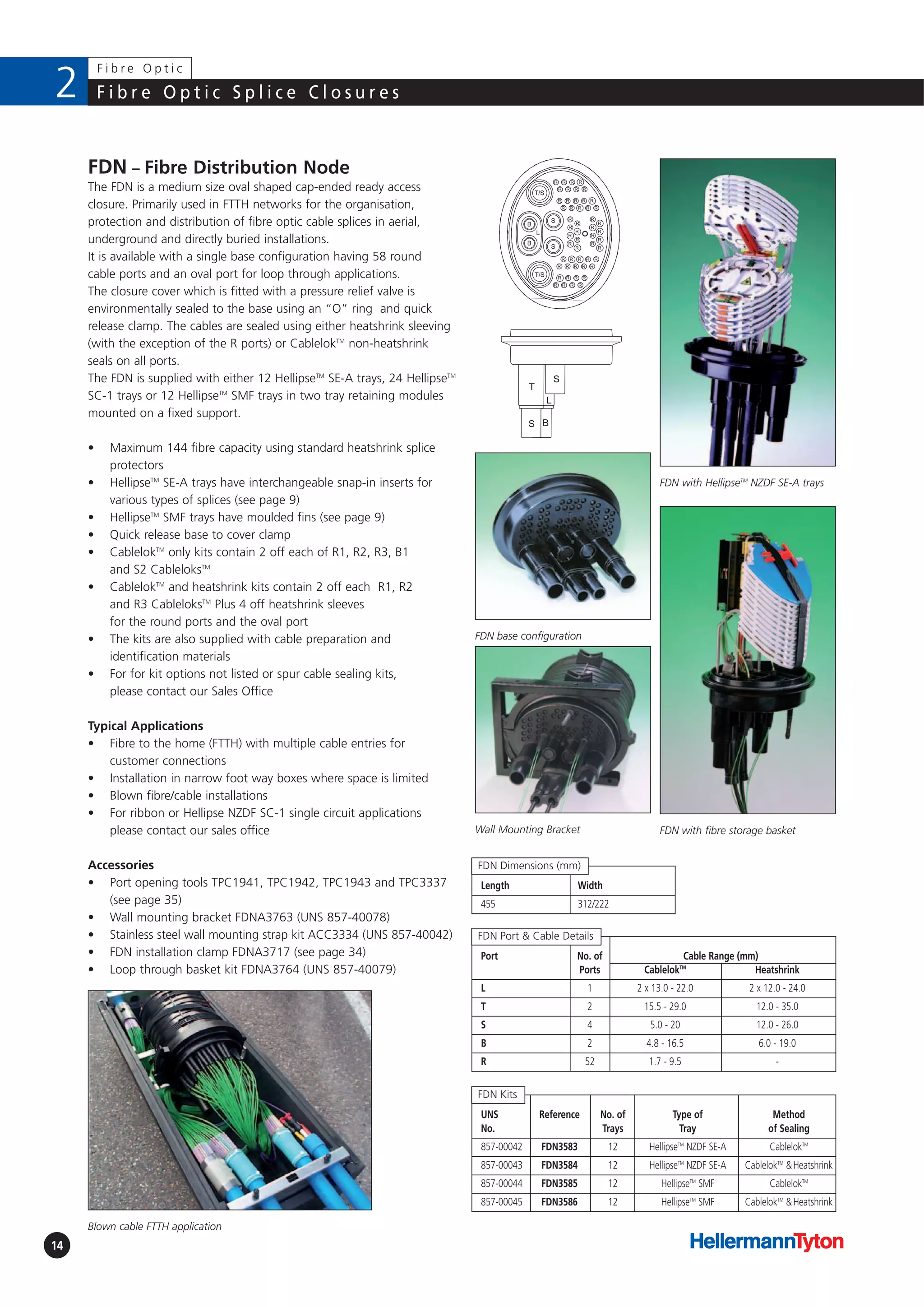 Hellermann Tyton Fibre Optic, Telecom & Copper Products | PDF