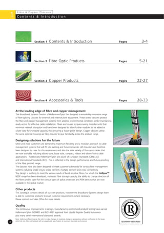 Hellermann Tyton Fibre Optic, Telecom & Copper Products | PDF | Telecommunications Industry ...