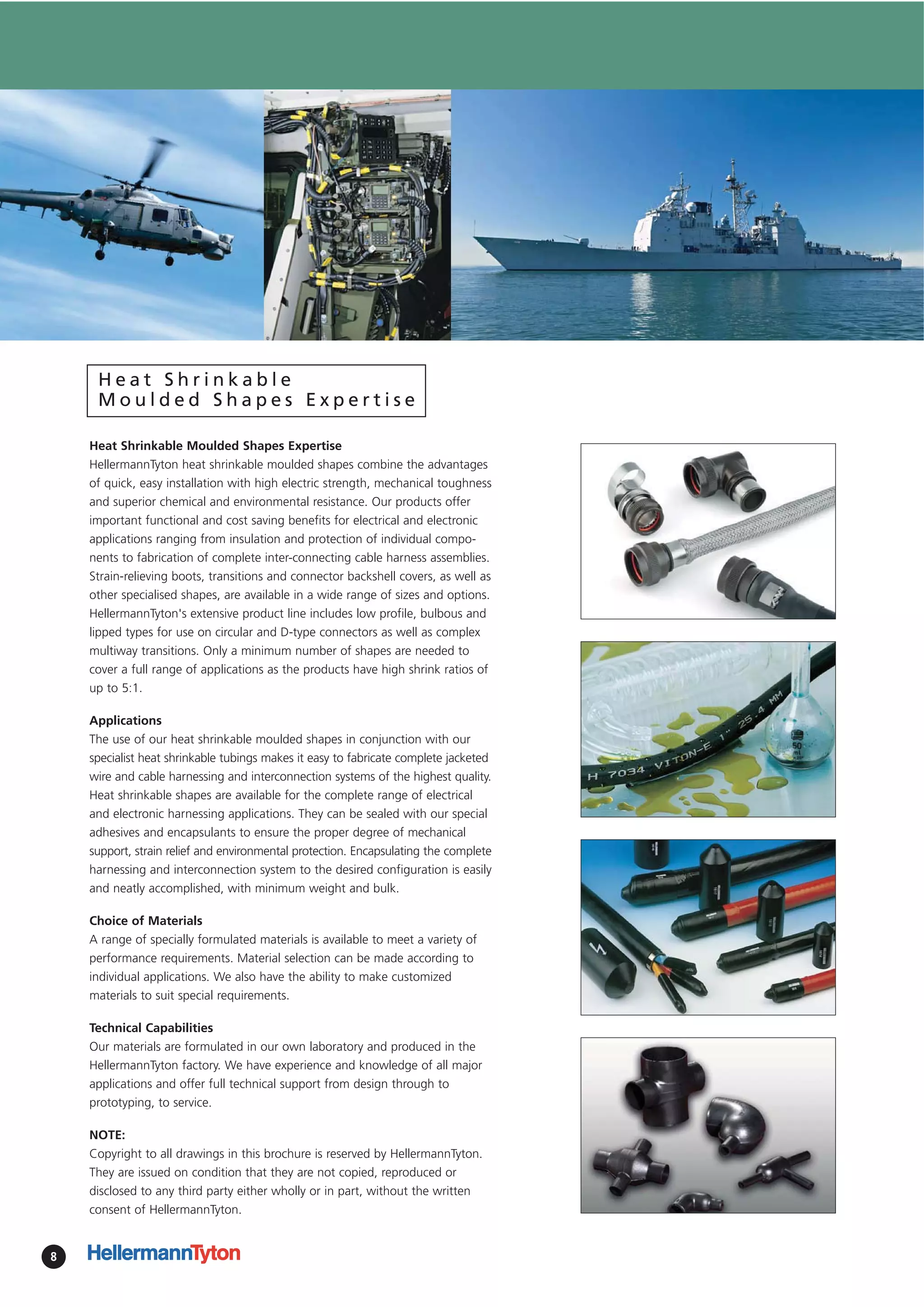 Hellermann Tyton Heat Shrink Moulded Shapes - Cable Boots, Breakouts ...