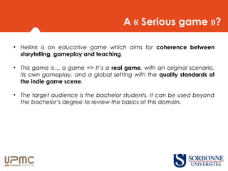 Hellink: a video game for education | PPT