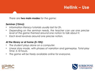Hellink: a video game for education | PPT