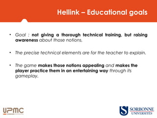 Hellink: a video game for education | PPT