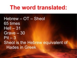 Hell is real | PPT
