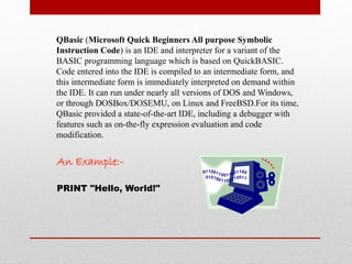 QBASIC | PPT