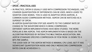 DPCM | PPTX