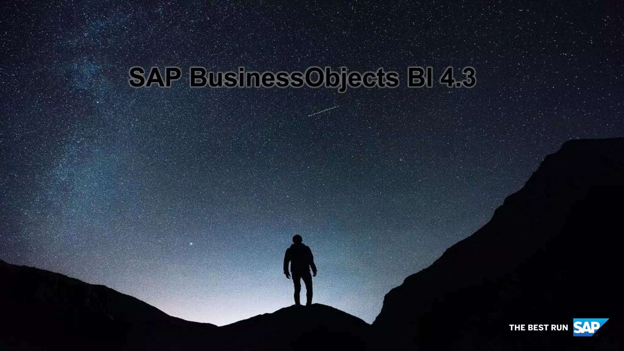 SAP BusinessObjects 4.3: Überblick und Neuerungen | PDF