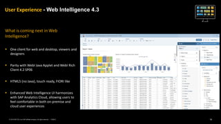 SAP BusinessObjects 4.3: Überblick und Neuerungen | PDF