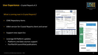 SAP BusinessObjects 4.3: Überblick und Neuerungen | PDF