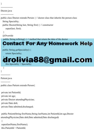 Hello. Im creating a class called Bill. I need to design the class.pdf