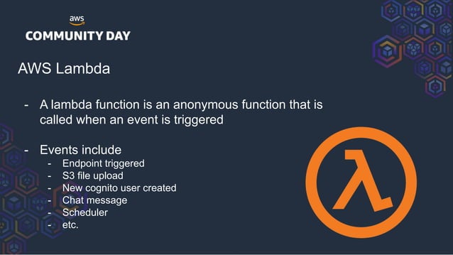 AWS Community Day Bangkok 2019 - Hello ClaudiaJS | PPT AWS Community Day Bangkok 2019 - Hello ClaudiaJS | PPT