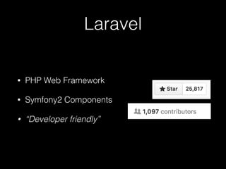 Hello, Laravel - Tomáš Gustiňák | PPT