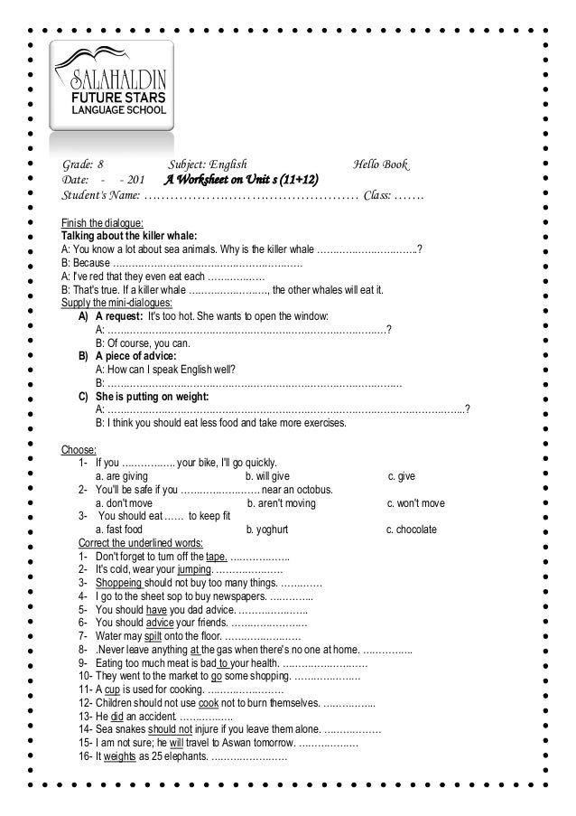 Worksheets For Prep Class