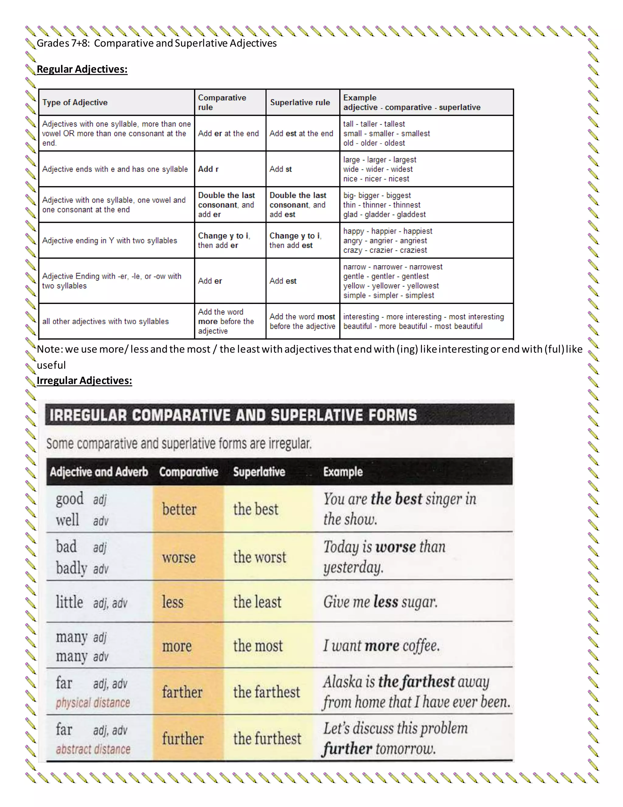 Hello 3 Comparative Adj. | DOCX