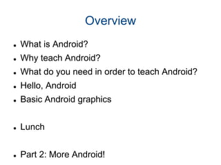 Introduction To Android For Beginners. | PPTX