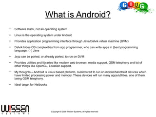 Hello Android - Pune GTUG | PPT