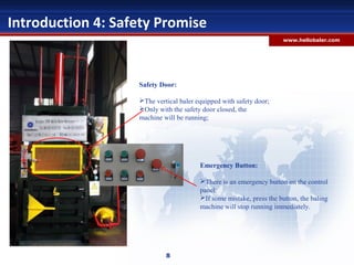 Hellobaler vertical baler introduction 2016 | PPT