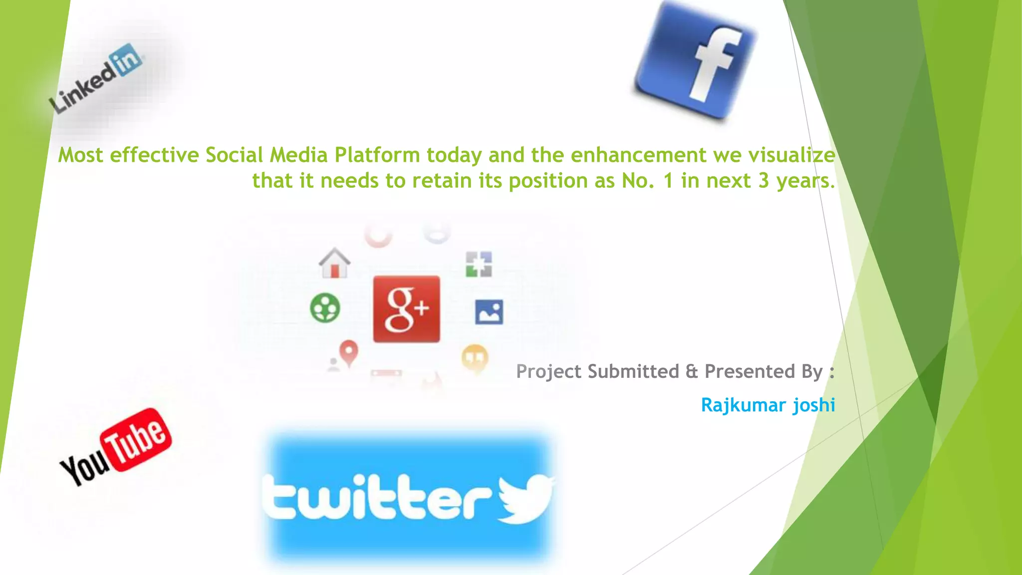 Most effective Social Media Platform today | PPT
