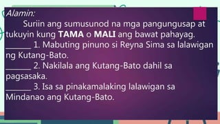 Ang reynang matapat filipino 7_ powerpoint presentation | PPTX