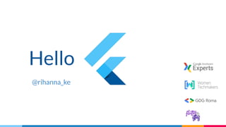 Hello Flutter | PPT