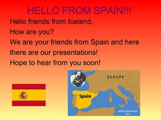 Hello from spain!!! | PPT