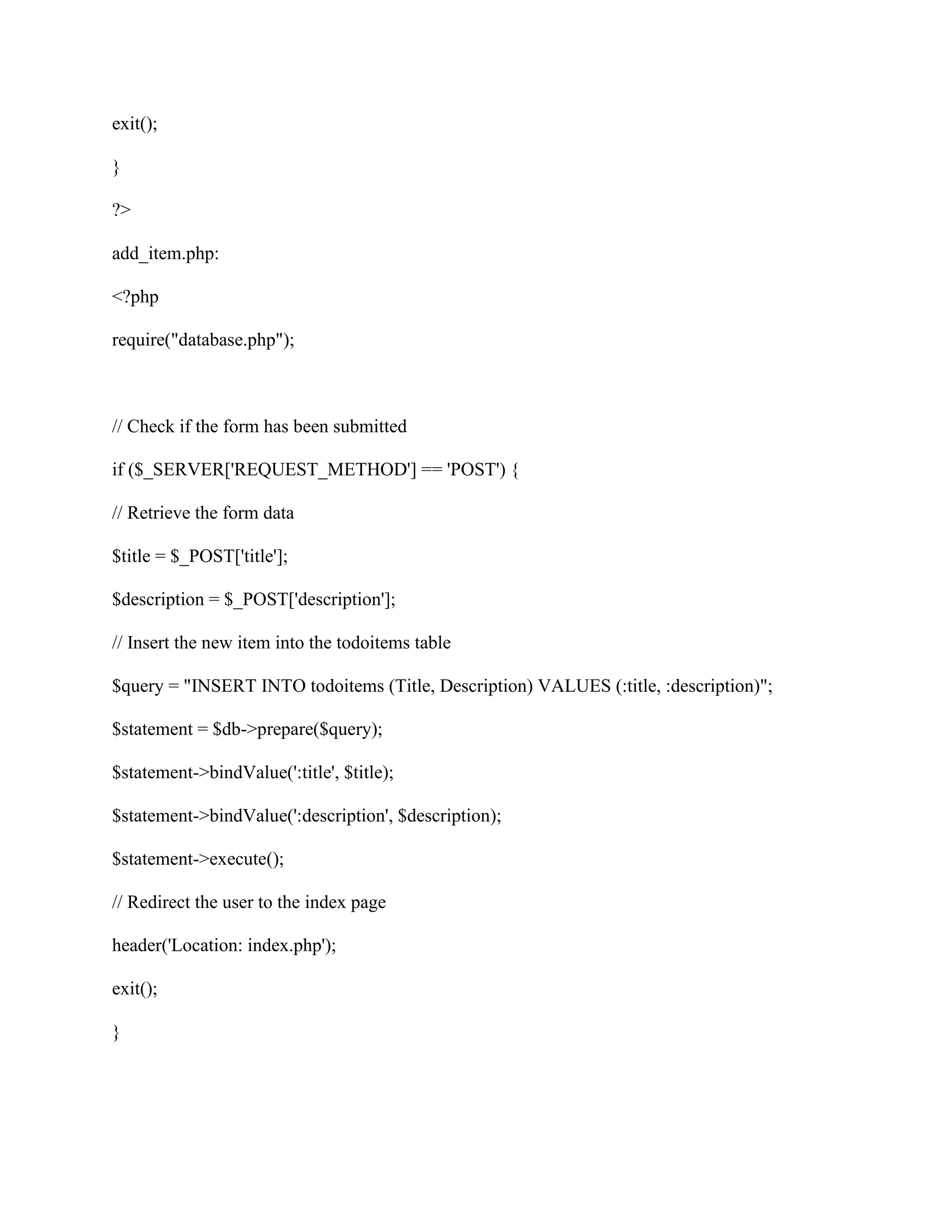 Hello I need help getting my delete and additem button to work- The de.pdf