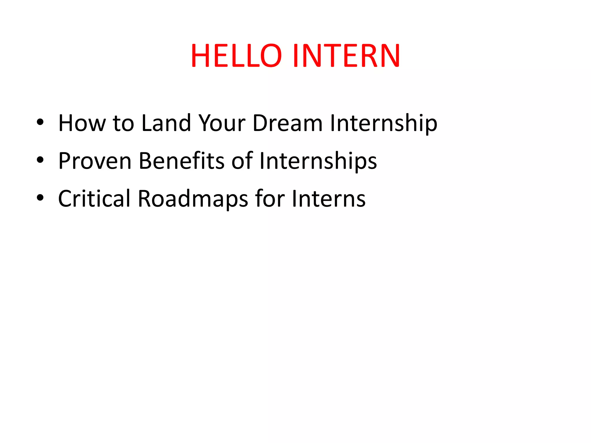 Hello Intern | PDF | Job Market | Economy