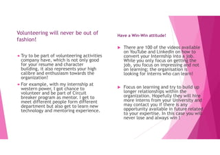 Navigating through your internship! | PDF