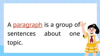 SIMPLE PARTS OF A PARAGRAPH GRADE 4 WEEK 1 FIRST QUARTER | PPTX