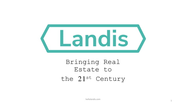 Hello landis Company slide deck | PPT