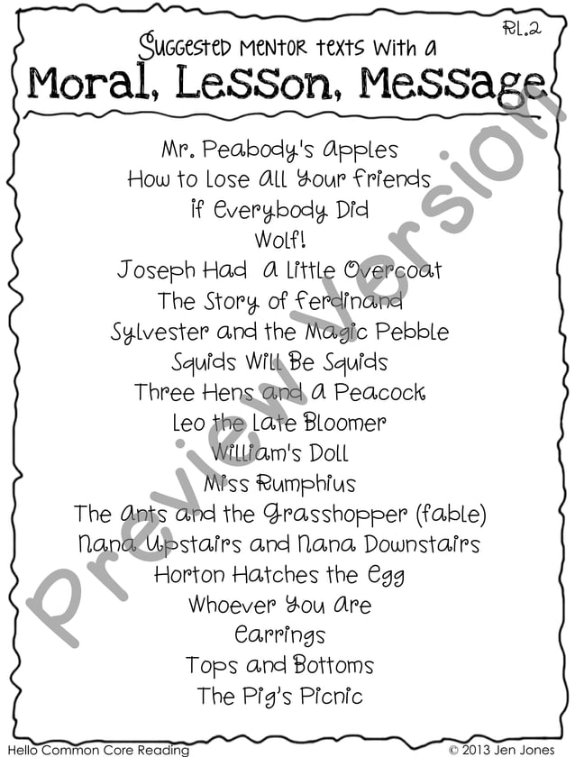 Graphic Organizers for the Common Core: ELA (K-2) Preview Sampler | PPT