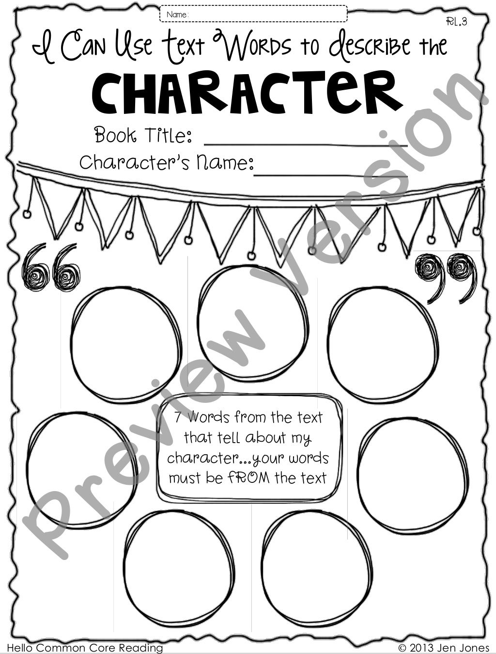Graphic Organizers For The Common Core ELA K 2 Preview Sampler graphic-organizers-for-the-common-core-ela-k-2-preview-sampler