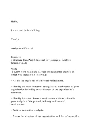 Hello,Please read before bidding.Thanks.Assign.docx