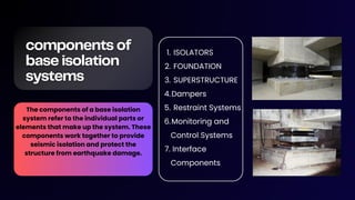 BASE ISOLATION SYSTEM AND ITS TYPE IN DETAIL | PDF