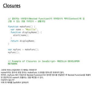 Hello Swift 4/5 : Closure and Enum | PDF