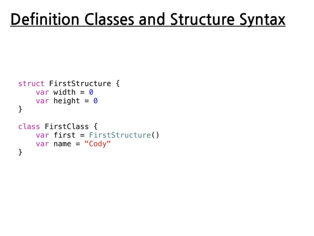Hello Swift Final 55 Structures And Classes Pdf Programming