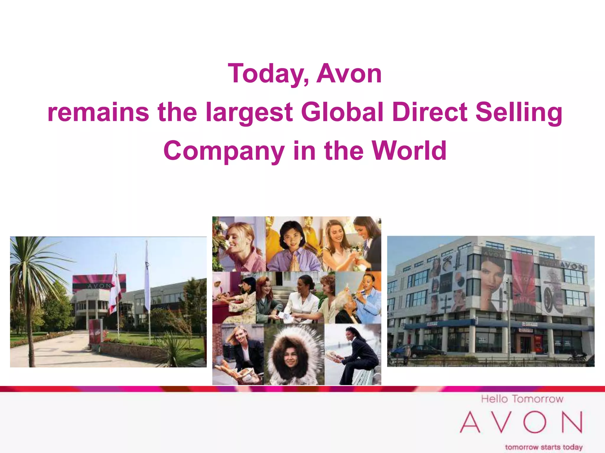 Hello Tomorrow Join Avon Today English | PPT