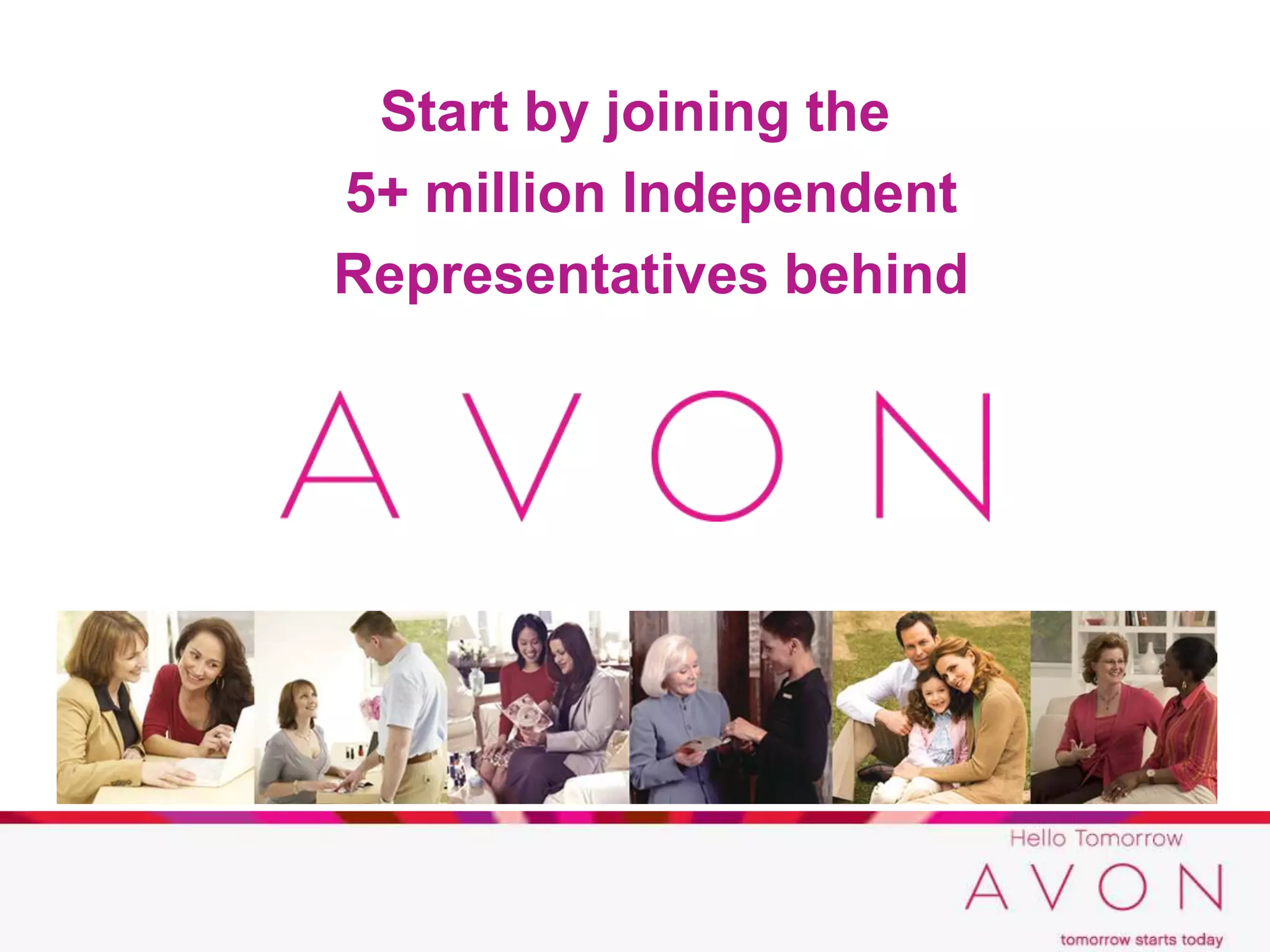 Hello Tomorrow Join Avon Today English | PPT