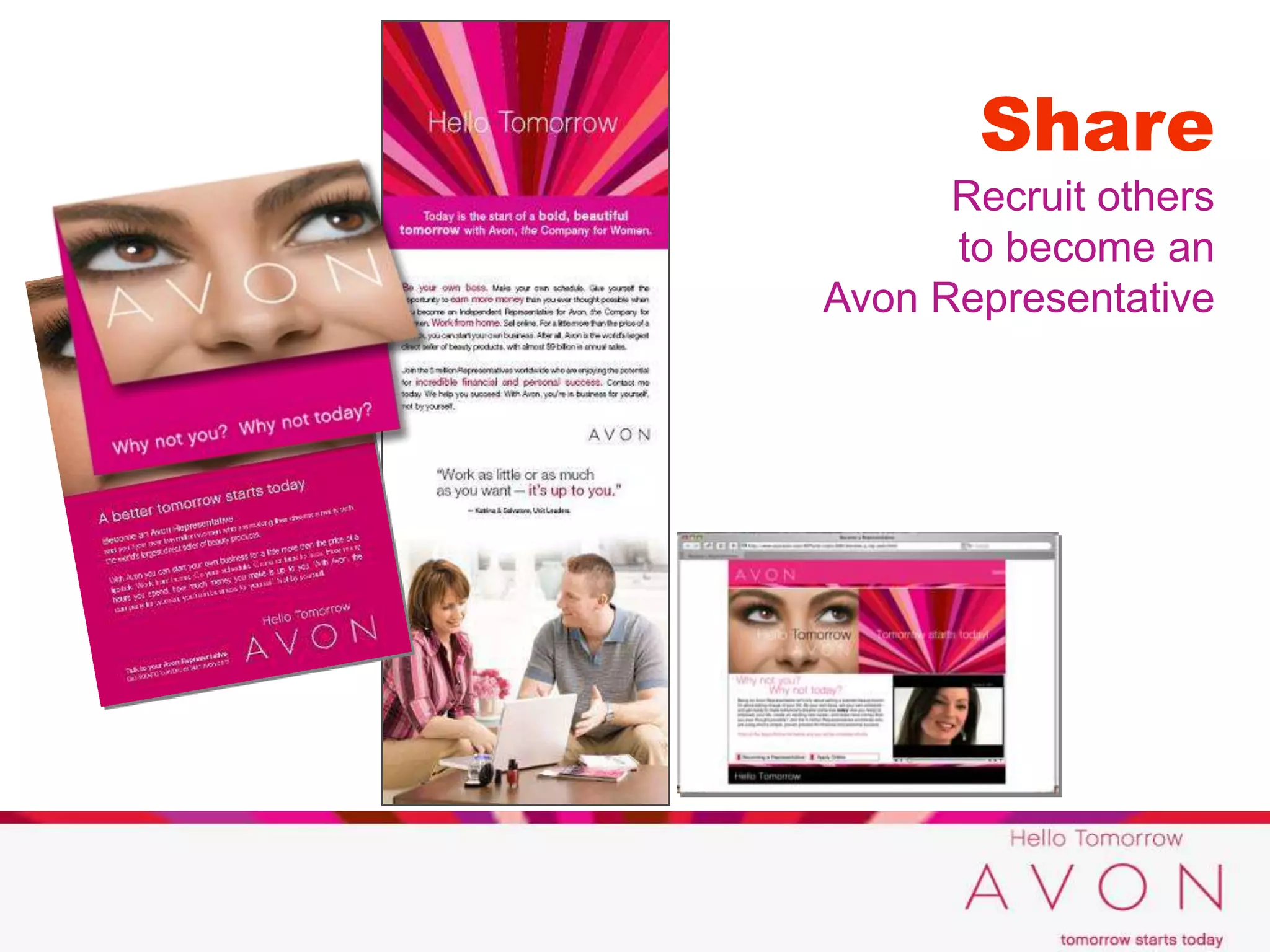 Hello Tomorrow Join Avon Today English | PPT