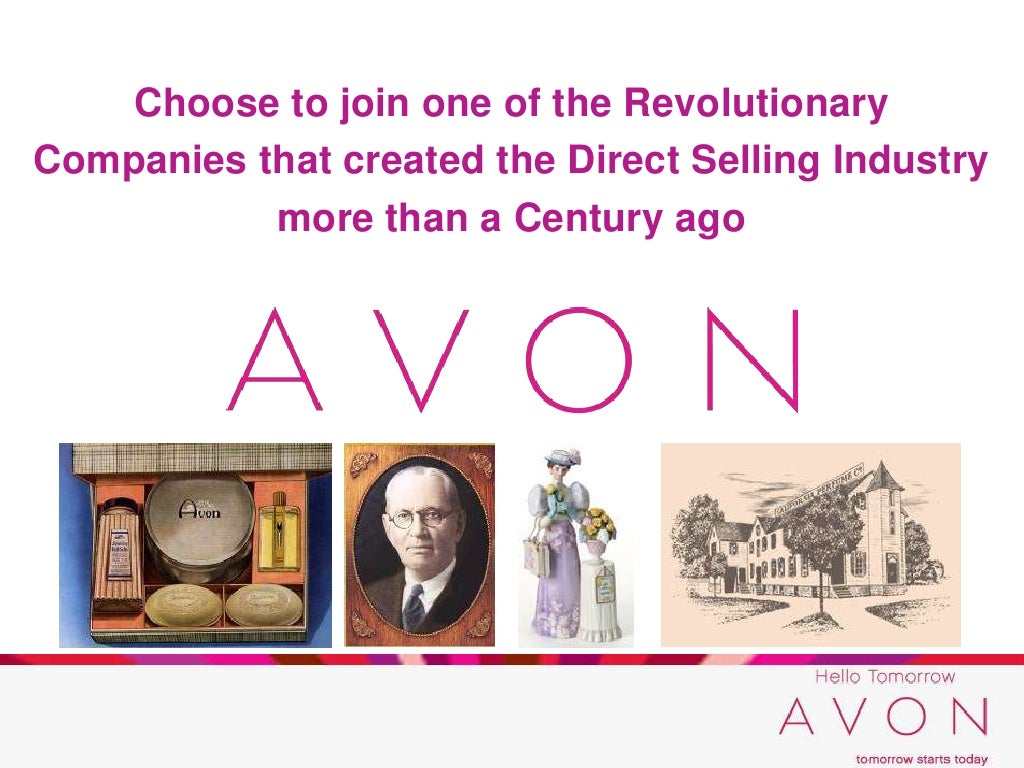 Hello Tomorrow Join Avon Today English