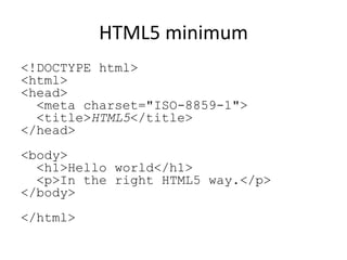 46h interaction 1.lesson Hello world | PPTX | Web Design and HTML | Internet