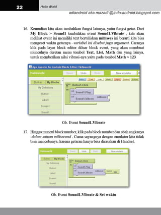 Hello world app inventor | PDF