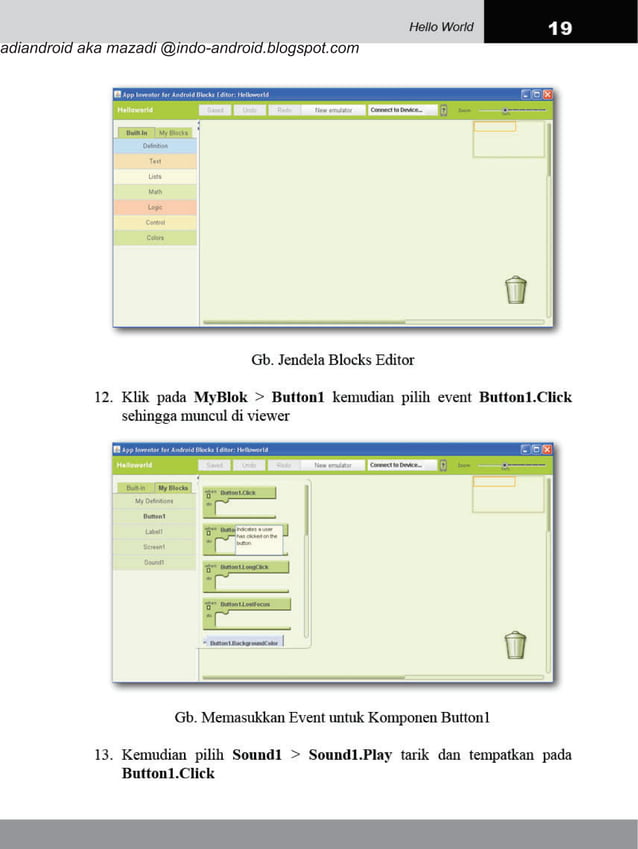 Hello world app inventor | PDF