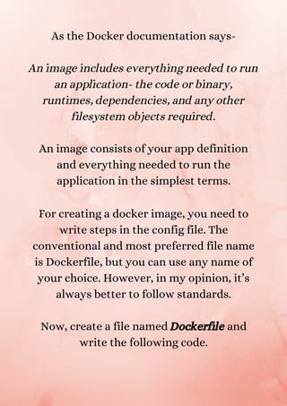 ‘Hello, world!’ application how to dockerize golang application | PDF ...